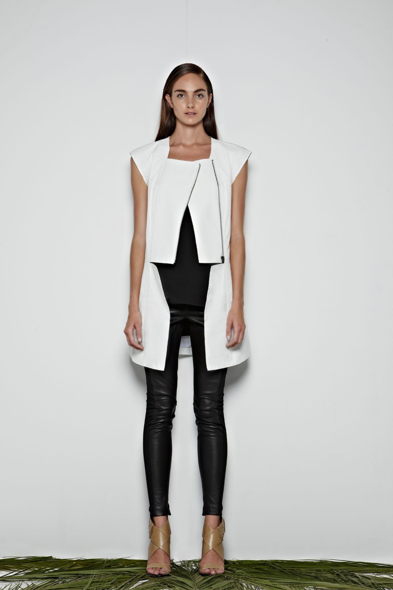 Sullivan Leather Vest | Womens leather Jackets | WEST 14TH